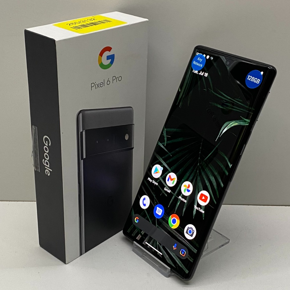 Pre-owned Google Pixel 6 Pro Unlocked Model GLU0G 128GB Stormy Black ...